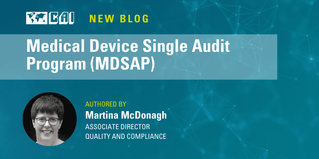 Medical Device Single Audit Program (MDSAP) | CAI
